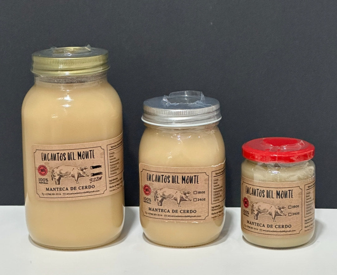 Manteca de Cerdo Criollo – Encantos del Monte